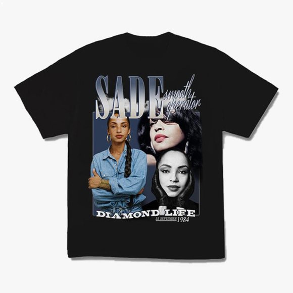 Shirts | Vintage Sade Graphic Oversized Shortsleeve Tshirt Unisex ...